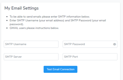 User Email Settings | Bella FSM Help Center